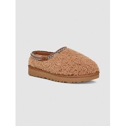 UGG Australia UGG Schaffell-Hausschuhe "Tasman Maxi Curly" in Hellbraun - 10% | Gr&ouml;&szlig;e 37 | Damen-pantoletten
