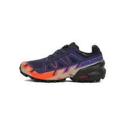Salomon Trailrunningschuhe "Speedcross 6 GTX" in Lila/ Orange/ Beige - 38% | Größe 43 1/3 | Damen-outdoorschuhe