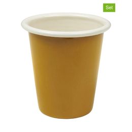 Fabelab 2er-Set: Trinkbecher in Ocker - 310 ml - 50% | Gedeckter-tisch