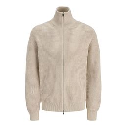Jack & Jones Jack & Jones Cardigan in Beige - 51% | Gr&ouml;&szlig;e S | Herren-pullover-cardigans