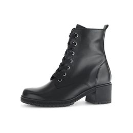 Gabor Leder-Stiefeletten in Schwarz - 49% | Gr&ouml;&szlig;e 40,5 | Damen-stiefel