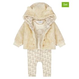Dirkje 3tlg. Outfit in Beige - 48% | Gr&ouml;&szlig;e 86 | Baby-langarmshirts