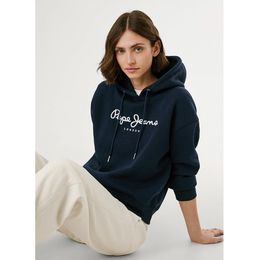 Pepe Jeans Hoodie "Baddy" in Dunkelblau - 50% | Gr&ouml;&szlig;e S | Damen-sweatshirts-jacken