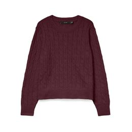 V&eacute;ro Moda Vero Moda Pullover in Aubergine - 57% | Gr&ouml;&szlig;e XL | Damen-pullover-cardigans