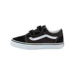 Vans Leder-Sneakers "Old Skool" in Schwarz/ Braun - 40% | Größe 39 | Kindersneakers