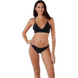 Barts Bikini-Obertei "Sula" in Schwarz/ Khaki - 80% | Gr&ouml;&szlig;e 38 | Damen-bademode