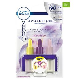 febreze 3er-Set: Raumduft-Nachfüller "Febreze 3Volution - Zero% Orchidee", je 20 ml - 22% | Kerzen-vasen