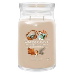 yankee candle Duftkerze "Afternoon Scarpbooking" - 567 g - 21% | Kerzen-vasen