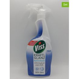 Viss 6er-Set: Badreiniger "Kraft & Glanz Bad & Dusche", je 750 ml - 16% | Putzutensilien