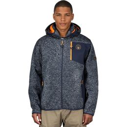 Geographical Norway Fleecejacke "Tank" in Dunkelblau - 67% | Gr&ouml;&szlig;e L | Herren-pullover-sport