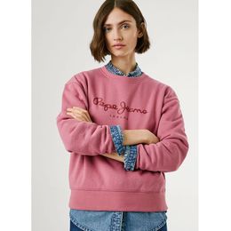 Pepe Jeans Sweatshirt "Baddy" in Altrosa - 32% | Gr&ouml;&szlig;e M | Damen-sweatshirts-jacken