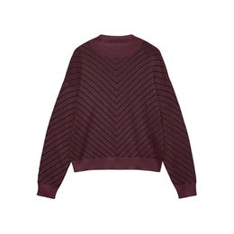 V&eacute;ro Moda Vero Moda Pullover in Aubergine/ Schwarz - 42% | Gr&ouml;&szlig;e L | Damen-pullover-cardigans