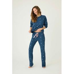 PJ Salvage Pyjama-Oberteil in Dunkelblau - 56% | Gr&ouml;&szlig;e XL | Damen-loungewear