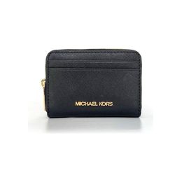 Michael Kors Leder-Geldbörse in Schwarz - (B)12 x (H)8 x (T)2 cm - 40% | Portemonnaies-etuis