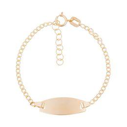 L instant d Or Gold-Armkette "Ovale" mit Schmuckelement - 77% | Schmuck