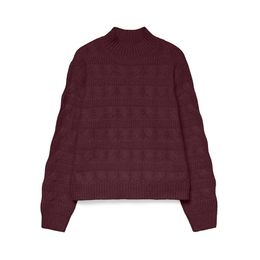 V&eacute;ro Moda Vero Moda Pullover in Aubergine - 43% | Gr&ouml;&szlig;e S | Damen-pullover-cardigans