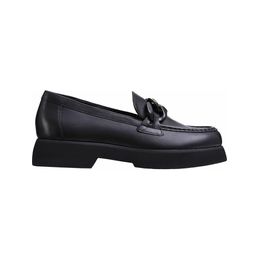 H&ouml;gl H&ouml;gl Leder-Mokassins "Stacy" in Schwarz - 46% | Gr&ouml;&szlig;e 42 | Damen-schuhe-halbschuhe