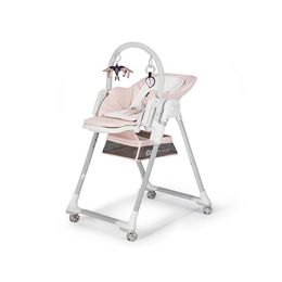 Kinderkraft 2in1-Babyliege und Kinderhochstuhl "Lastree" in Wei&szlig;/ Rosa - 13% | Baby-moebel