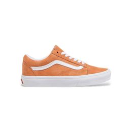Vans Leder-Sneakers ''Old Skool'' in Orange - 47% | Größe 36,5 | Damen-sneakers
