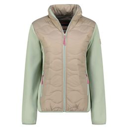 Geographical Norway Fleecejacke "Tahiti" in Mint/ Beige - 73% | Gr&ouml;&szlig;e XL | Damenjacken
