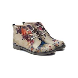 Goby Schnürschuhe in Beige/ Bunt - 72% | Größe 38 | Damen-schnuerschuhe