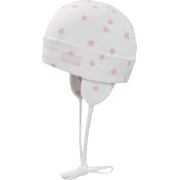 Döll Döll Bindemütze in Weiß/ Rosa - 69% | Größe 39 cm | Baby-muetzen