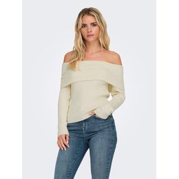 Only Pullover in Creme - 43% | Gr&ouml;&szlig;e L | Damen-pullover-cardigans