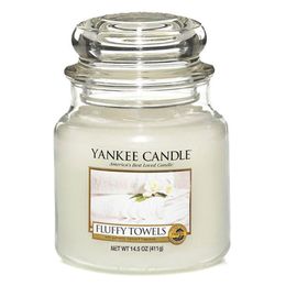 yankee candle Duftkerze "Fluffy Towels" - 411 g - 11% | Kerzen-vasen