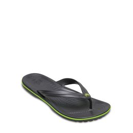 Crocs Zehentrenner "Crocband" in Dunkelgrau - 49% | Größe 39/40 | Damen-sandalen