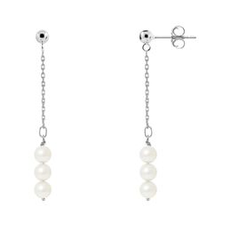 Pearl Addict Silber-Ohrstecker mit Süßwasserzuchtperlen in Weiß - 81% | Schmuck