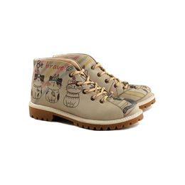 Goby Schnürschuhe in Beige - 73% | Größe 39 | Damen-schnuerschuhe