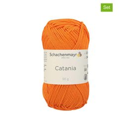 Schachenmayr since 1822 10er-Set: Baumwollgarne ''Catania'' in Orange - 10x 50 g - 16% | Kreativbedarf-diy