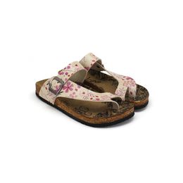 Calceo Zehentrenner in Creme/ Rosa - 68% | Größe 38 | Damen-sandalen