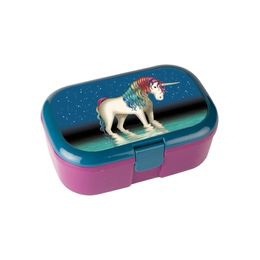Lutz Mauder Verlag Lutz Mauder Brotdose "Einhorn Lunabelle" in Dunkelblau/ Lila - (B)16,5 x (H)6,5 x (T)10,5 cm - 10% | Aufbewahren-servieren