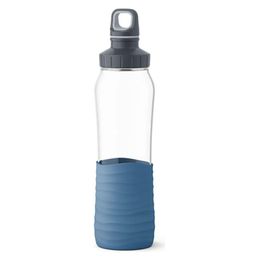 Emsa Trinkflasche "Drink2Go - Glas" in Blau - 700 ml - 12% | Damen-outdoor-ausruestung