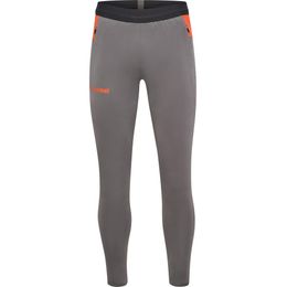 Hummel Sporthose Herren Gr&ouml;&szlig;e XXXL grau / orange / schwarz