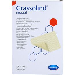 ACA Müller Grassolind Salbenkompressen 7,5x10 cm steril 10 St