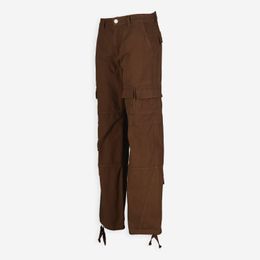 EIGHTYFIVE Braune Straight Leg Cargohose