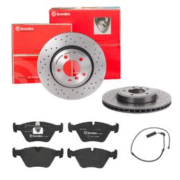 Brembo Bremsensatz-Vorderachse XTRA LINE / STANDARD SK8K0F09T5 Bremsensatz, Scheibenbremse vorne rechts links Gelocht/innenbel. 325mm f&uuml;r BMW ROVER 34