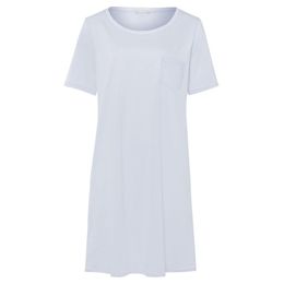Hanro Nachthemd 'Cotton Deluxe' Damen Gr&ouml;&szlig;e XL blau