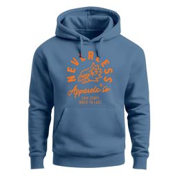 Neverless Sweatshirt 'Adler' male Blue size XL