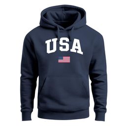 Neverless Sweatshirt 'USA Flag' male Blue size L