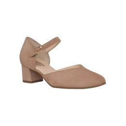 Hassia Leder-Spangenpumps "Capri" in Beige - 49% | Größe 38,5 | Pumps