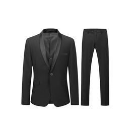 YOUTHUP Suit male Black size 48