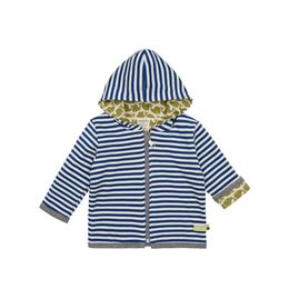 loud + proud Zip-Up Hoodie 'Wendejacke mit Kapuze' girl Blue size 98/104