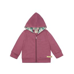 loud + proud Zip-Up Hoodie 'Interlock' girl Purple size 122/128