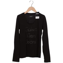 Calvin Klein Jeans Langarmshirt Damen Gr&ouml;&szlig;e S Second Hand schwarz