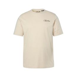 Men Plus Shirt male Beige size 5XL