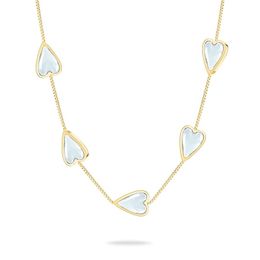 Liebeskind Berlin Herren Edelstahlkette &raquo;Schmuck Geschenk Halskette Glass Heart&laquo;
