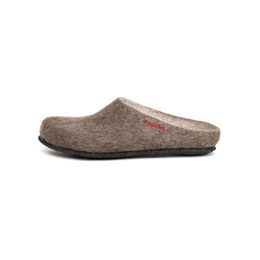 MagicFelt Slippers 'Filz' female Brown size 42